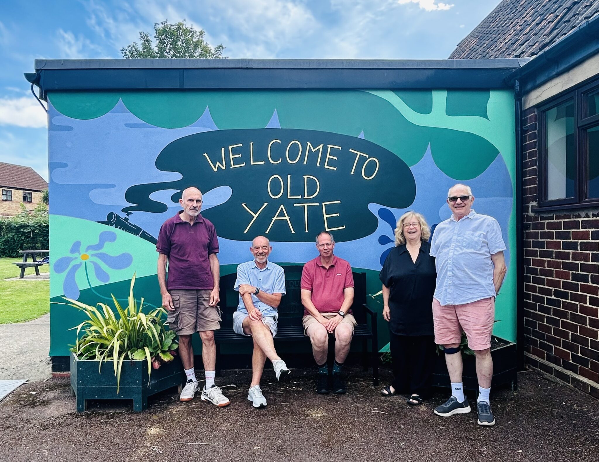 Old Yate Art Mural Unveiled at the Station Road Halls - Yate Town Council