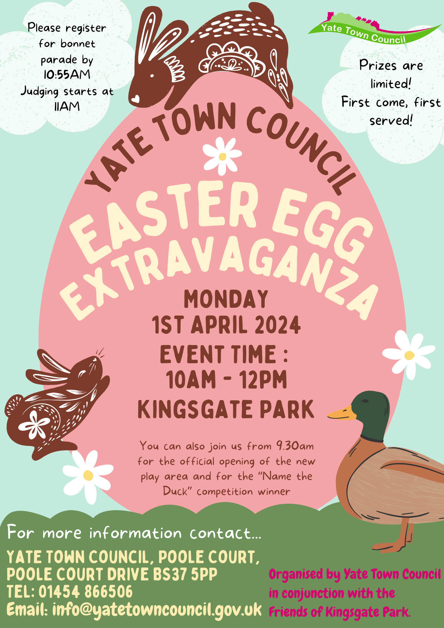 Easter Egg Extravaganza - 1st April 2024 - Yate Town Council