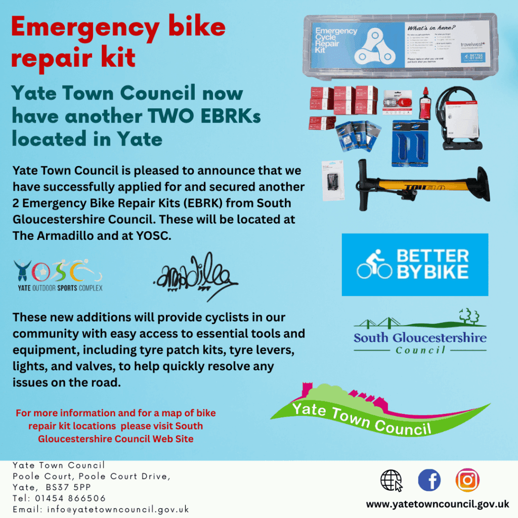 NEW Emergency Bike Repair Kits - Yate Town Council